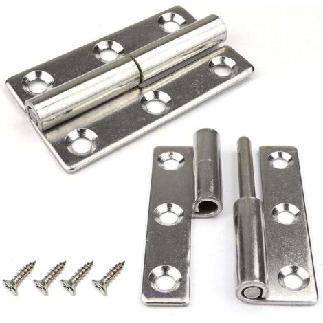 Lift-Up Door Hinge, 4 Pack, 304 Stainless Steel Heavy Duty Removable ...