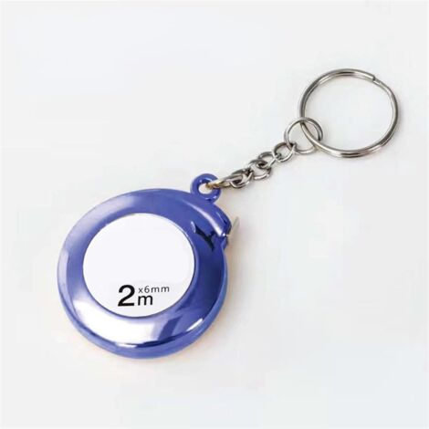 2m Blue Mini Tape Measure Keychain, Handy Portable Tape Measure for ...