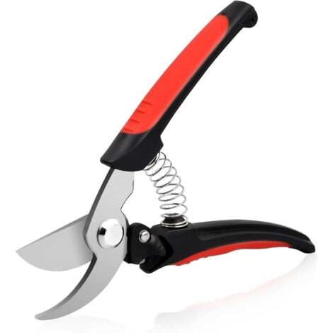 Professional Garden Pruning Shears Hand Pruning Scissors Tree Trimmer Bonsai Hand Gardening Pruner Ergonomic Handles for Flower Gardens Bonsai Trees