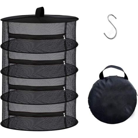 Drying Net, Drying Net Rack, Herb Drying Net, Mesh Layers with Zippers ...
