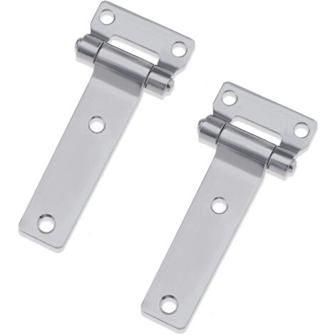 2pcs 304 Stainless Steel T-Shaped Container Hinges for Truck Van ...