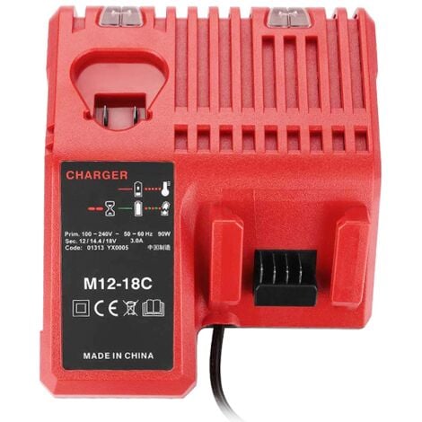 For Milwaukee M12-18FC Fast Combo Charger Lithium Battery Charging