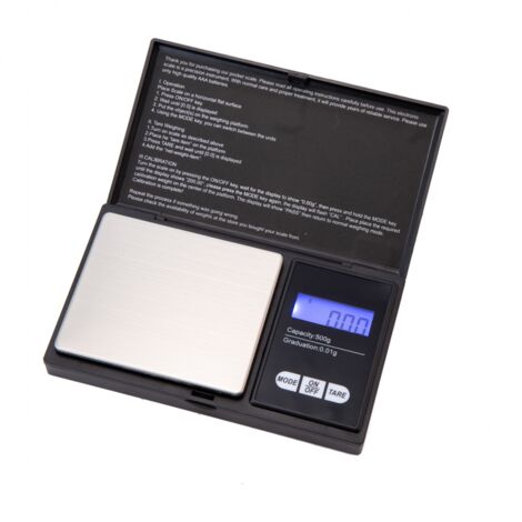 Digital Gram Scale with 500g x 0.01g Tray, Precision Food Scale, Jewelry Scale, with Backlit LCD ...