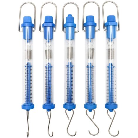 Five Transparent Cylindrical Spring Dynamometers for Physics ...