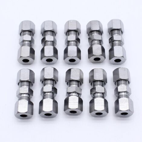 10x brake line connector for 4.75mm brake line without flange connector