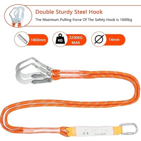 Anti-Fall Safety Belt, 5-Point Safety Fall Protection Kits, Adjustable ...