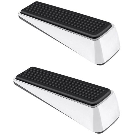 Set of 2 Heavy Duty Door Corner Block Door Stops, Zinc Alloy Cake ...