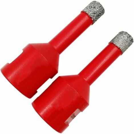 2Pcs 10mm Diamond Drill Bits Core Bits with M14 Thread for Dry Drilling ...