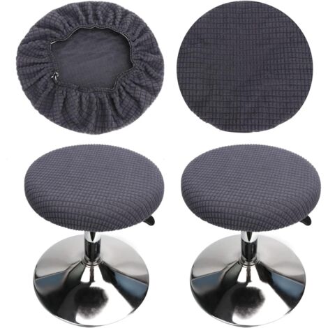 Round stool covers (set of 2 dark gray), suitable for 28-40cm stools ...