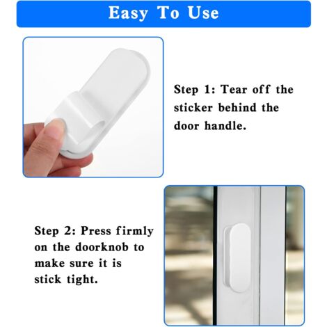 No Punch Balcony Window Pulls - Grey, Outdoor Patio Door Pulls Drawer ...