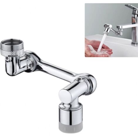 1080° Rotatable Universal Faucet Extender, Wide Angle Rotatable Robotic ...