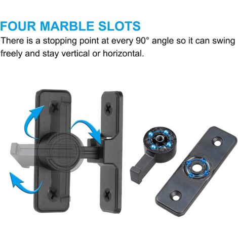 90 Degree Sliding Door Catch Barn Door Flip 90 Degree Door Lock Folding ...