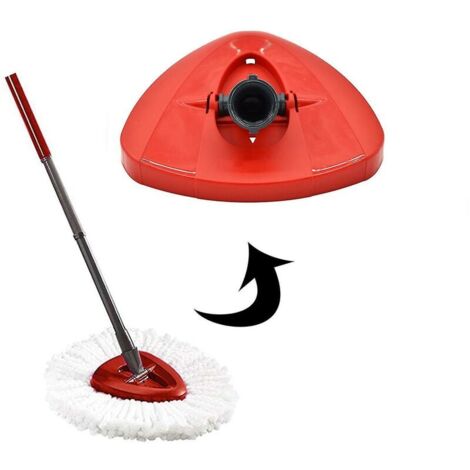 Rotating mop base replaces plastic mop head plate, easy to twist mop