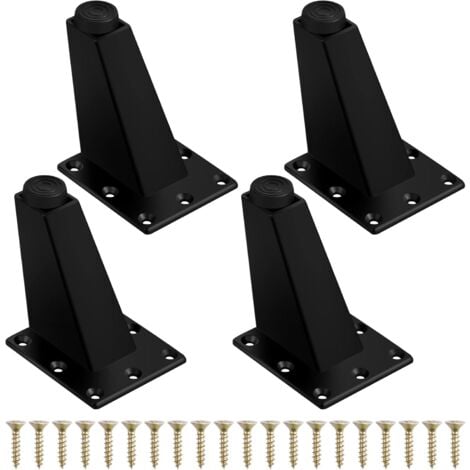 4Pcs Heavy Duty Furniture Legs Metal Table Legs Adjustable Furniture ...