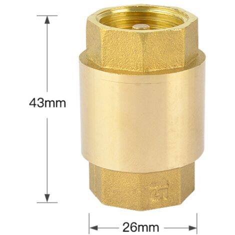 1/2 Inch High Quality Brass Check Valve, Rust and Leak Proof for Pump ...