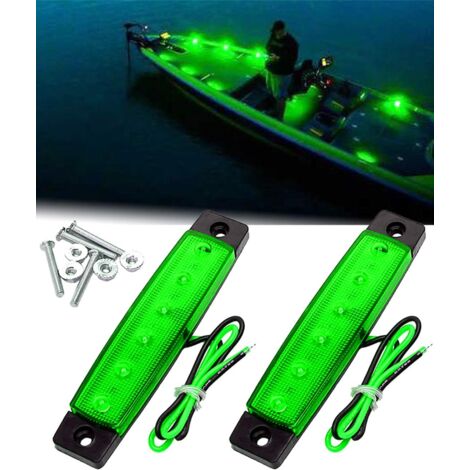2 Pack Interior LED Boat Lights, Utility Slim Strip Bar for Courtesy ...