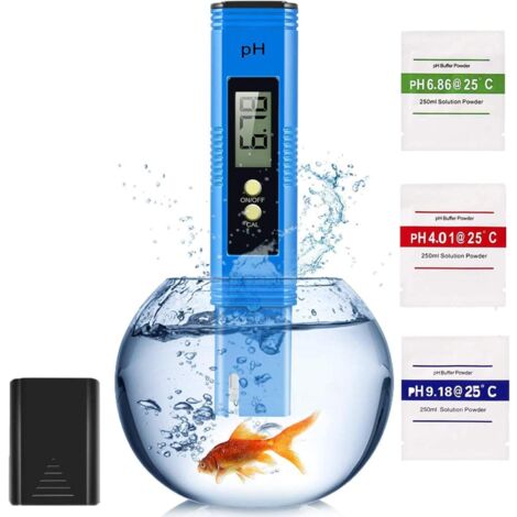 Digital pH Meter, 0.00-14.00 pH Tester, High Density Accurate Water ...