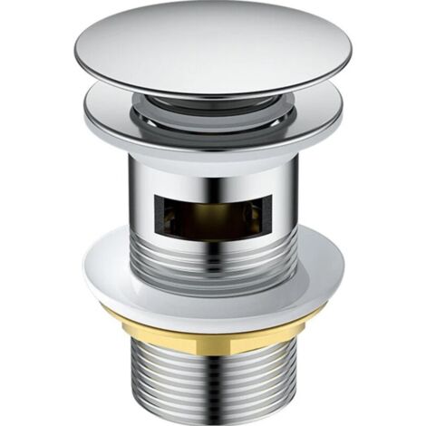 Universal Automatic Pop Up Sink Drain Stopper Chrome Drain with ...