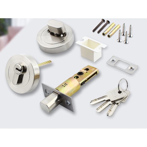 Invisible door lock, interior lock, tubular mortise lock, brass ...