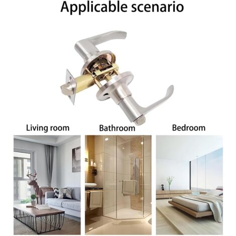 Anti-theft lever lock, interior door lock, entrance and bathroom door ...