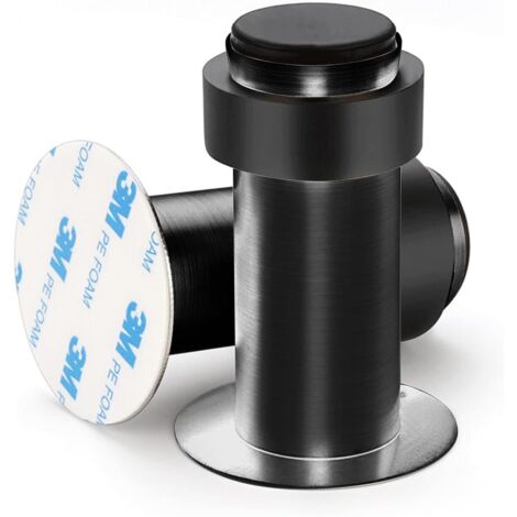Stainless steel door stop, wall mounted door stop with rubber, no ...