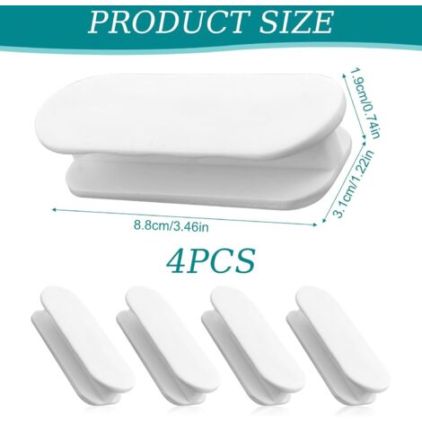 4 adhesive balcony door handles, sliding patio door handles for ...