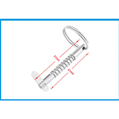 (5 x 51 mm, 2 Stück, silberfarben), Durchmesser, Schnellspannstifte für ...