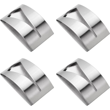 CSPARKV 4er-Pack selbstklebende Küchen-Geschirrtuchhalter, wandmontierter Geschirrtuchhalter für ...