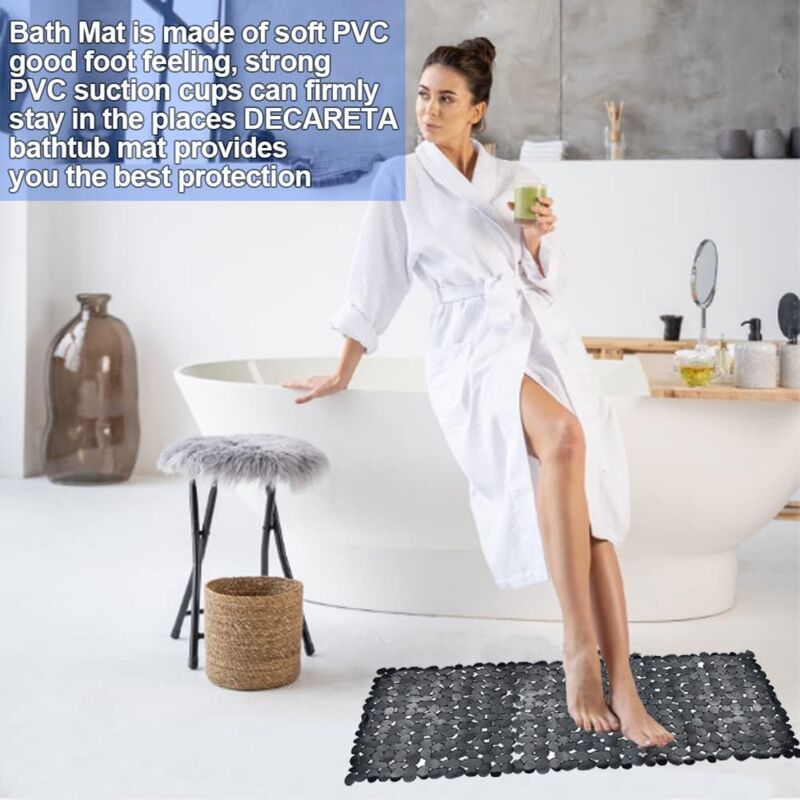 Suction cup bath mat store