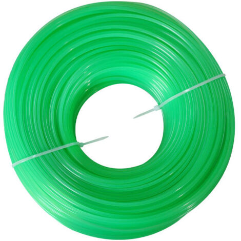 Roll of universal round brushcutter wire diameter 2mm length 100m green ...