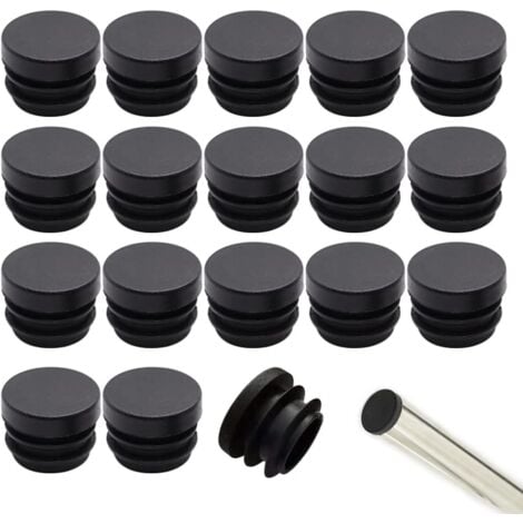 16mm Chair Cap 32pcs Chair End Cap Round Plastic Cap Chair Tube Caps ...