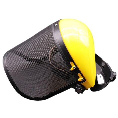 Steel Mesh Visor & Adjustable Earmuffs, Face, Forehead and Ear Protection
