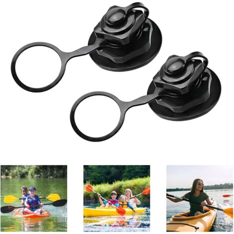 2PCS Spiral Inflation Valve with Cap Universal One Way Inflation Valve ...