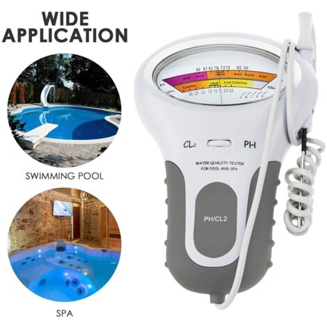 Water Quality Tester,Portable Digital Monitor,Ph Water Tester Chlorine ...