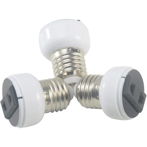 E27 Bulb Socket E27, E27 Socket Adapter, Lamp Socket Accessory, White ...