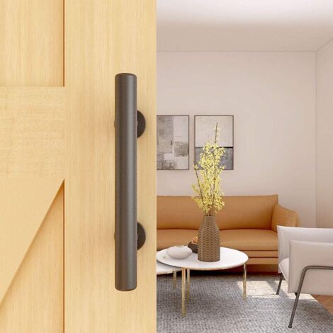 Black Sliding Door Handle Black Door Handle Rustic Sliding Door ...