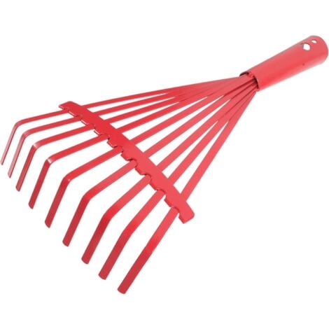 Nine-tooth leaf rake head (27x15cm)