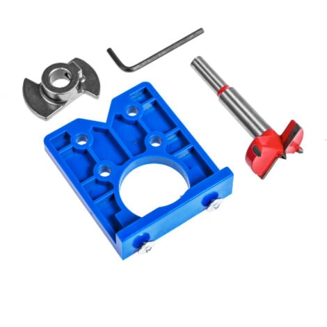 35MM Hinge Jig Concealed Hinge Drill Bit Sets Drill Locator Guide Tools ...