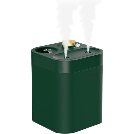 Green Mini Portable Battery Air Humidifier, 28dB Quiet, Dual Spray ...