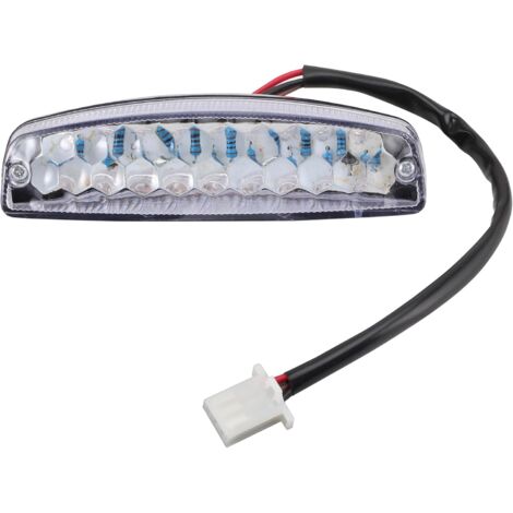 12V 3 Wires Rear Brake LED Tail Light Replacement for 50cc 70cc 90cc ...