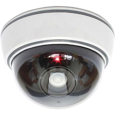 CSPARKV Fake Camera with Lens Red LED Light CCTV Surveillance Realistic ...