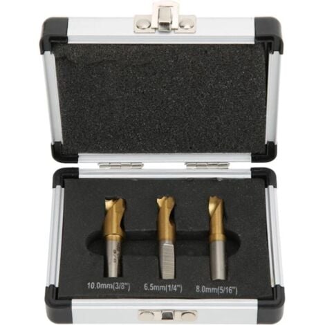 CSPARKV 3Pcs Spot Weld Drill Bit, 6.5mm/8mm/10mm Spot Weld Cutter Drill ...