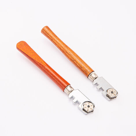 CSPARKV 2 Pack Professional 6 Wheel Glass Cutter with Tungsten Carbide ...