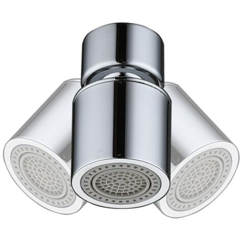 Faucet Aerator,360°Swivel Bubbler Filter Faucet with 2 Spray Modes Anti ...