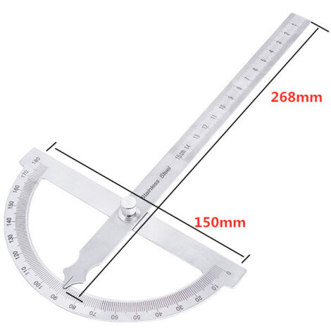 Goniometer - 180 Degree Semicircle - Stainless Steel Single Arm ...
