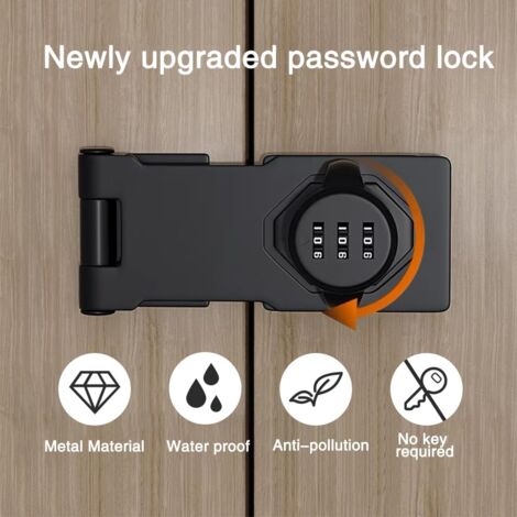 CSPARKV 2 Pack 3 Digit Combination Padlock with Screws Mechanical ...