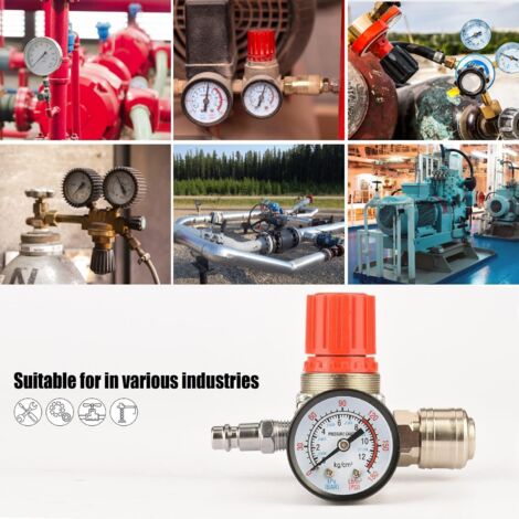 Air pressure regulator pneumatic valve 1/4, pneumatic pressure reducing ...