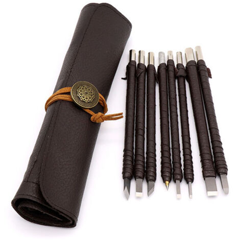 8Pcs Stone Carving Tool Chisels, Tungsten Steel Carving Tools Wood ...