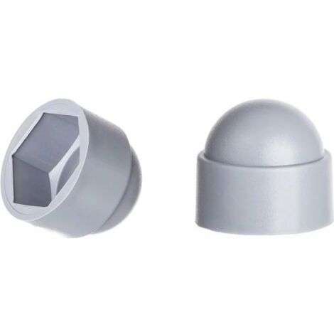 CSPARKV （Grey）M10 Nut Covers for 17 Key, 100pcs.