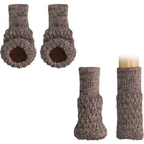 CSPARKV Beige 4X Furniture Leg Socks - Set of 4X Chair Table Stool Leg ...